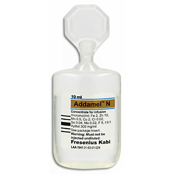 ADDAMEL N Minerals Concentrate Solution for IV Infusion 10mL 20's price ...